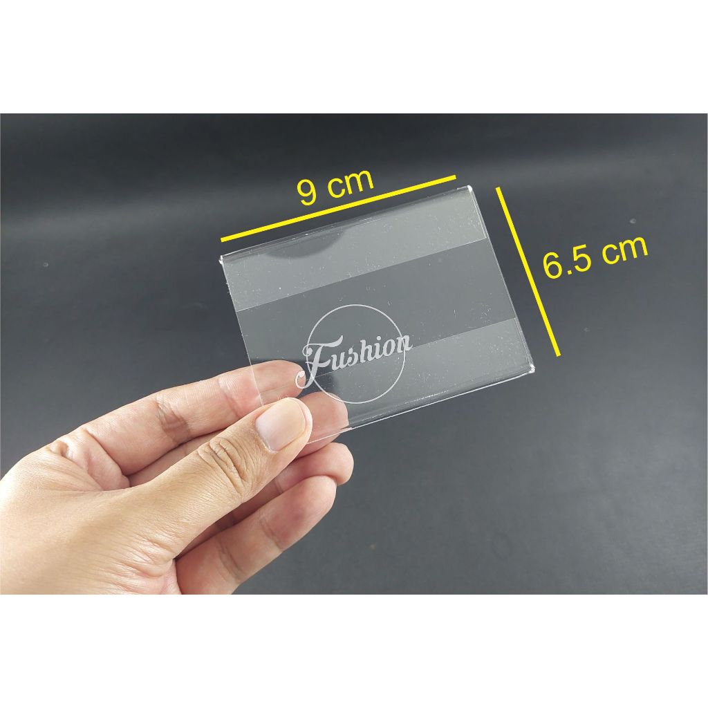 Jual Akrilik (Acrylic) Label Nama Harga 9 x 6.5 cm TIDAK INCLUDE ...