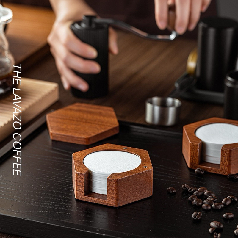 Jual MOKAPOT ESPRESSO PAPER FILTER WOOD STORAGE | Tempat Penyimpanan ...