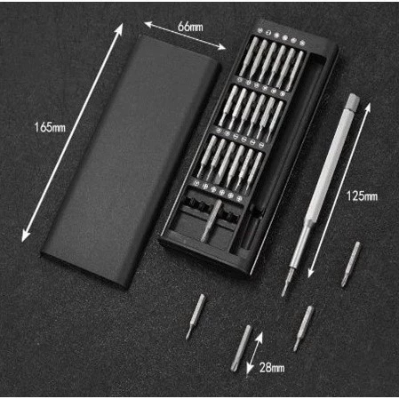 Jual Obeng Set 24 IN 1 Lengkap Magnetic Premium Multifungsi Obeng Kecil ...