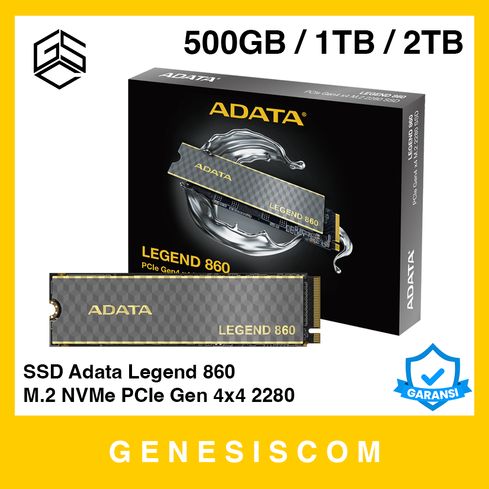 Jual SSD ADATA LEGEND 860 Lite 500GB / 1TB / 2TB - M.2 NVME PCIe Gen4 x4 M2 2280 3D Nand ...