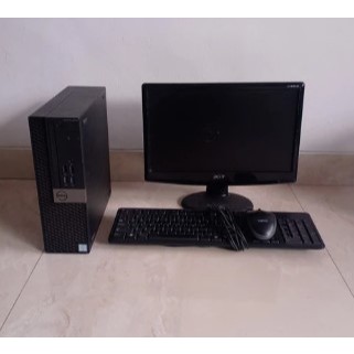 Jual KOMPUTER FULL SET MONITOR 19 INCH CORE I3 GEN 6 RAM 8 GB SSD 128 ...