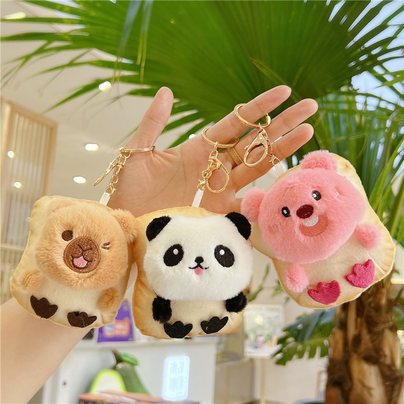 Jual Gantungan Kunci Loopy Pororo Roti Pink Japan Kawaii Imut Boneka ...