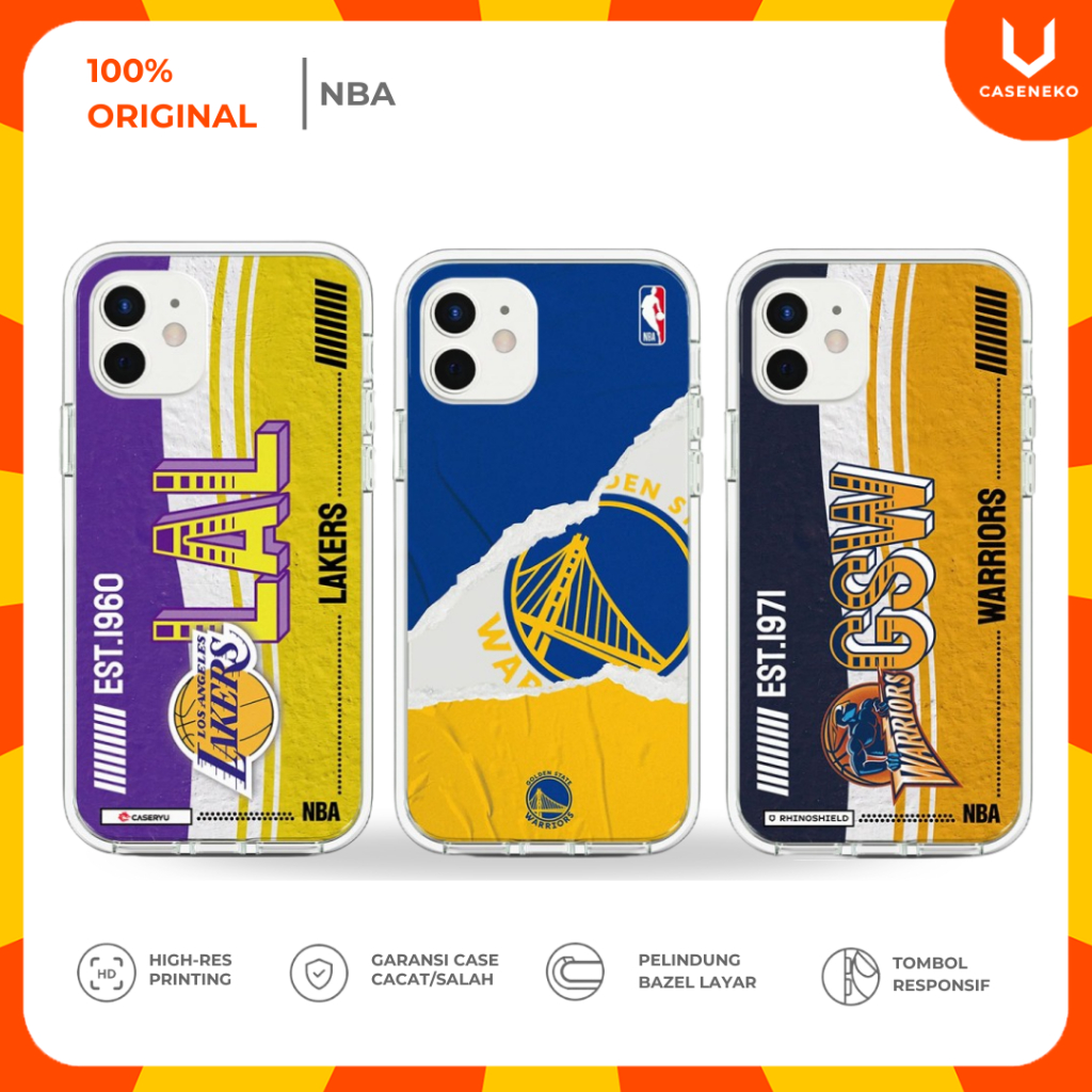 Jual Case NBA Lakers Golden State Warriors Sport Phone Casing HP ...