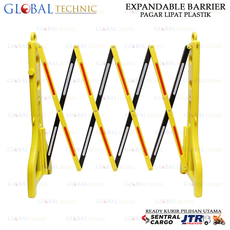 Jual Expandable Safety Barrier Plastic / Pagar Lipat Keamanan Plastik ...