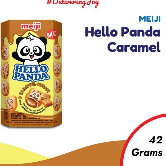 Jual Meiji Hello Panda Biskuit Caramel Snack Ringan 42 Gr | Shopee ...