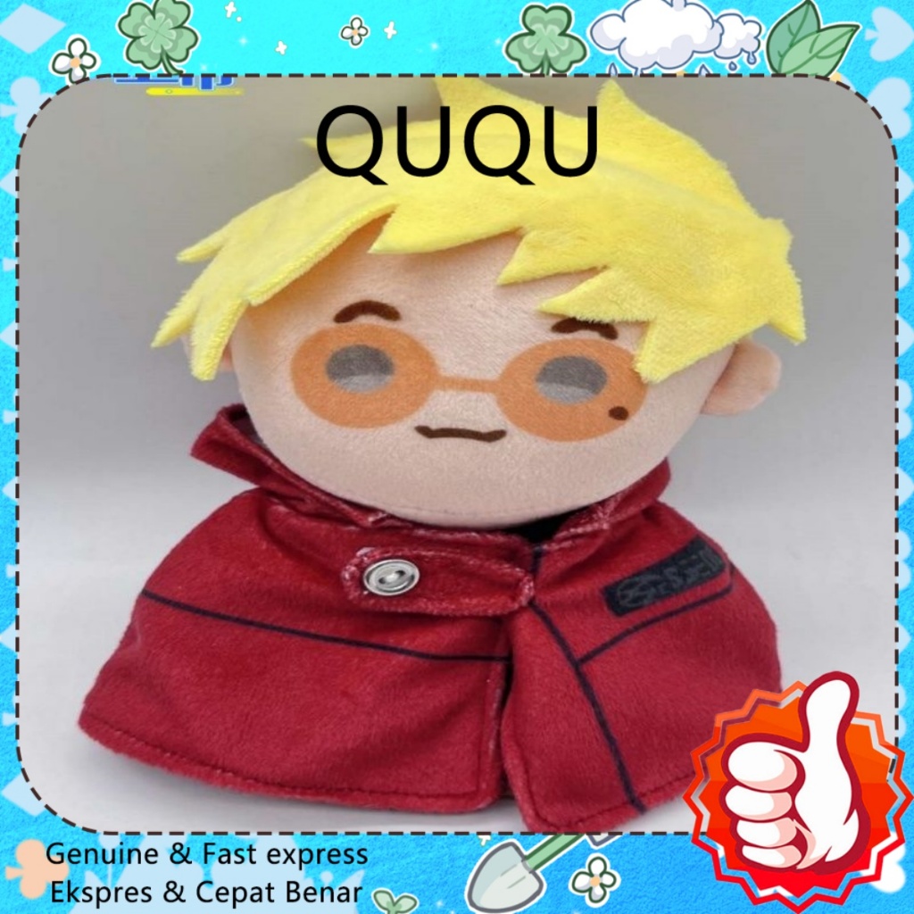 Jual QUQU 20cm Plush Doll Trigun Vash the Stampede Attribute Cotton ...