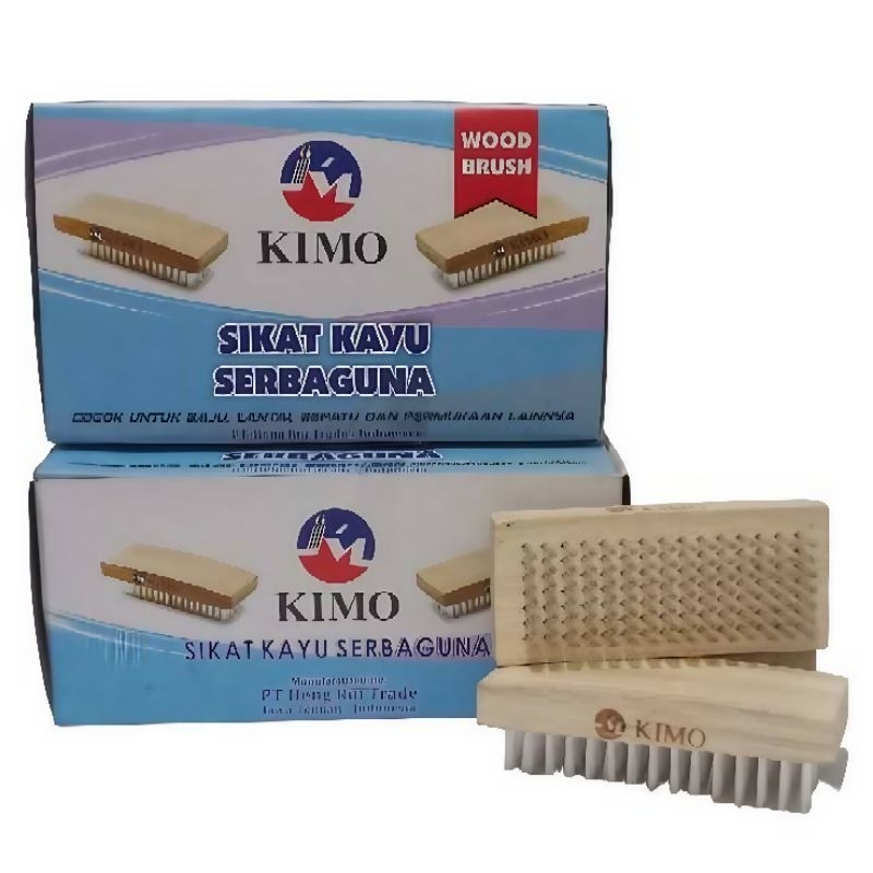 Jual (12pcs) Sikat Kayu Kimo | Sikat Cuci Baju | Sikat Kayu Serbaguna ...