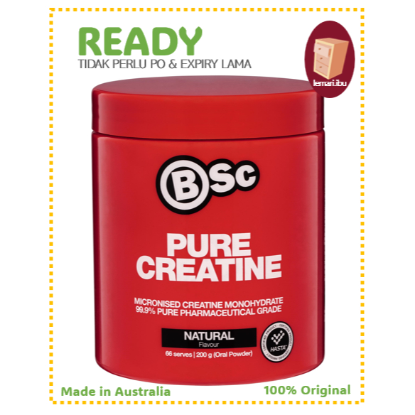 Jual BSc Pure Creatine Natural Flavour 200g / Protein Water - Protein ...