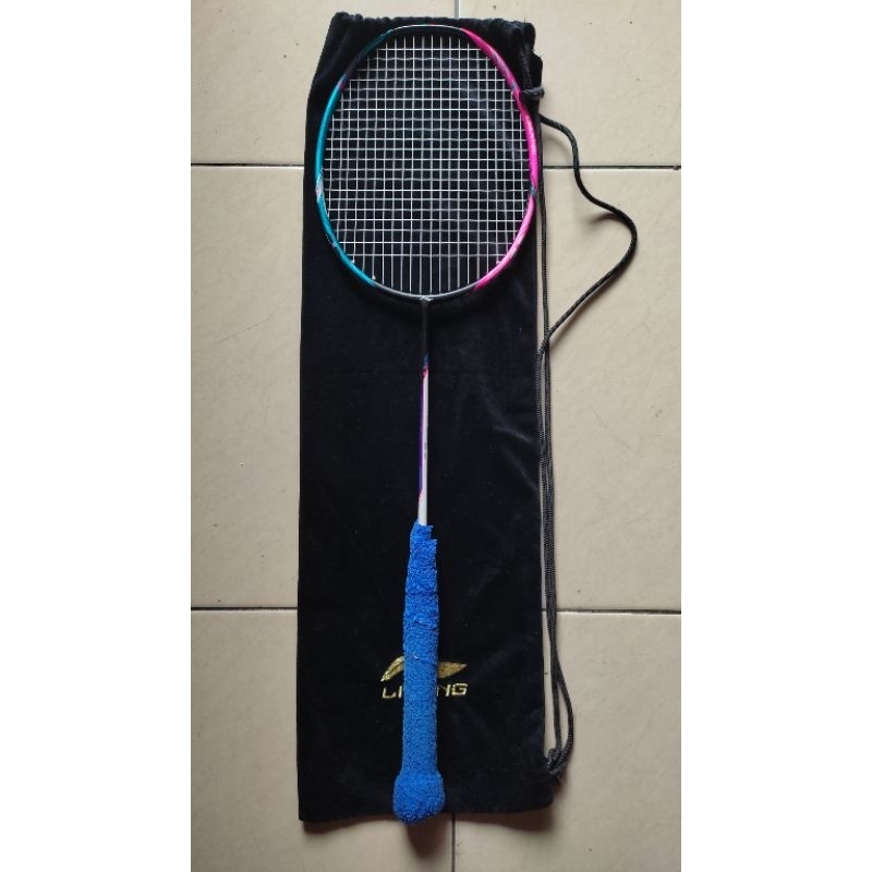 Jual Raket Lining Halbertec 8000 4UG5 Original Second | Shopee Indonesia