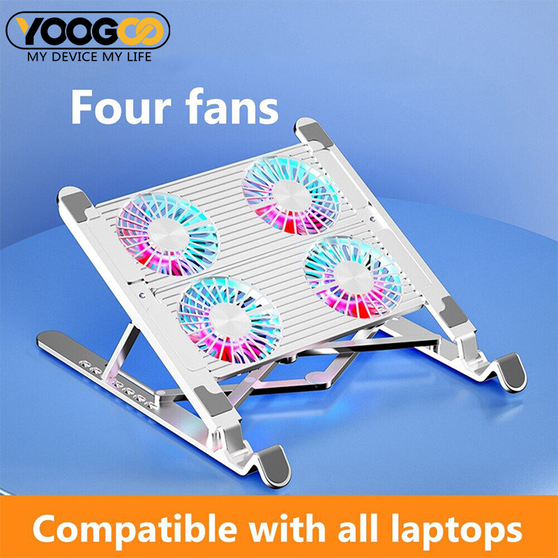 Jual Laptop Cooler Adjustable Foldable Laptop Cooler Pad Aluminum alloy ...