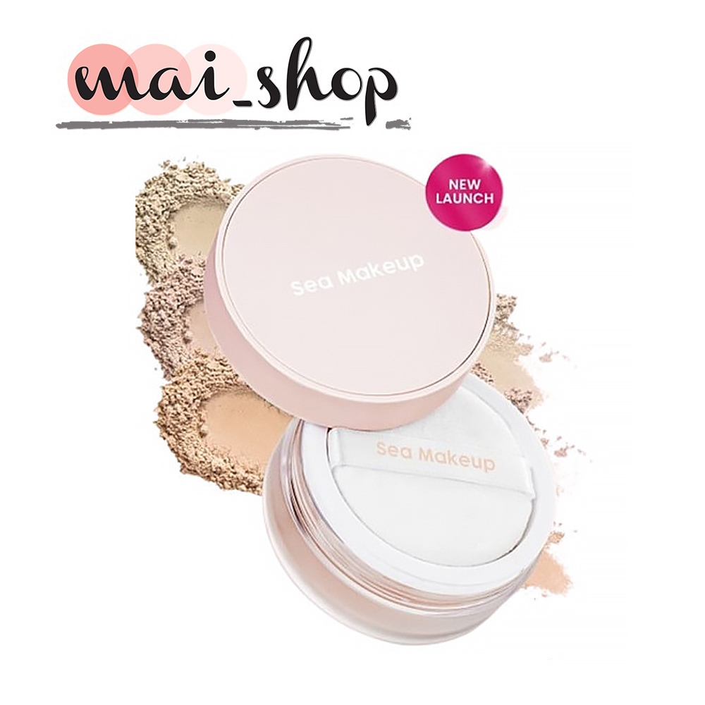 Jual Sea Makeup Acne Blur And Set Loose Powder | Shopee Indonesia