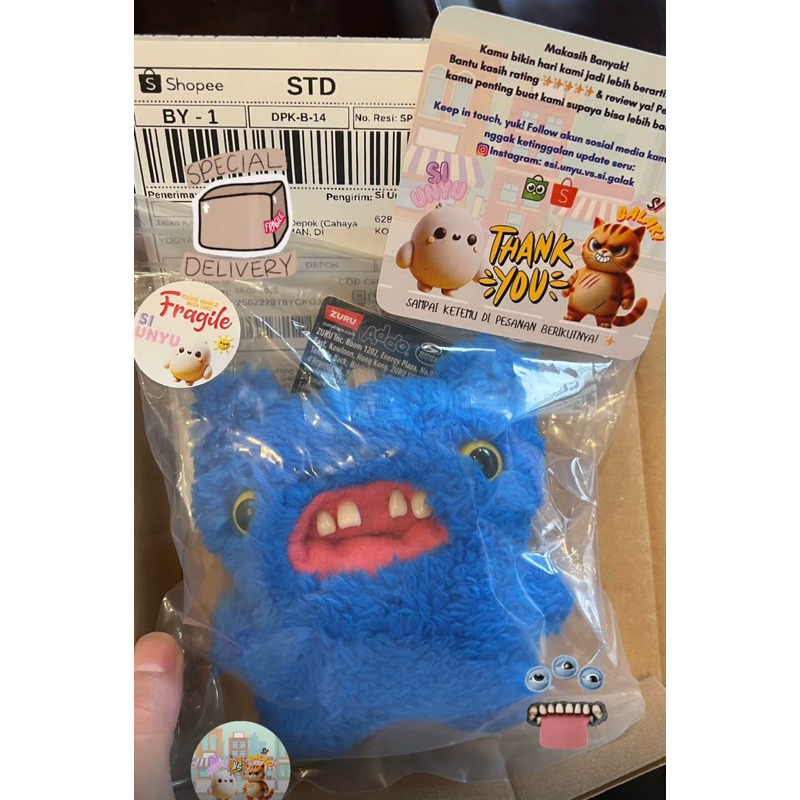 Jual Fuggler Zuru Keychain ORIGINAL Keyring Plush Ganci Gantungan Kunci ...