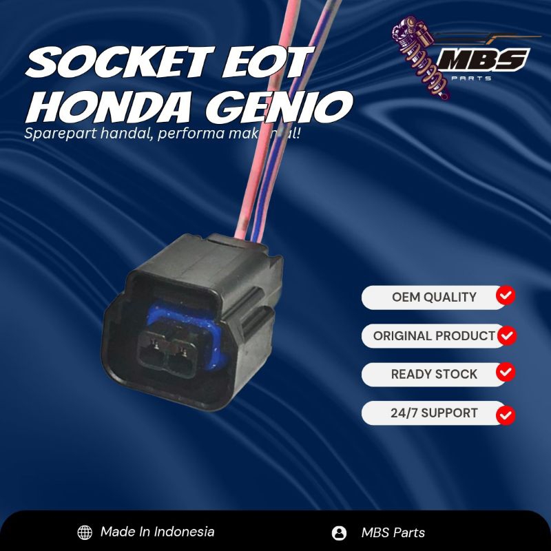 Jual Kabel Soket Sensor Temperatur Suhu Panas Oli Engine EOT Honda ...