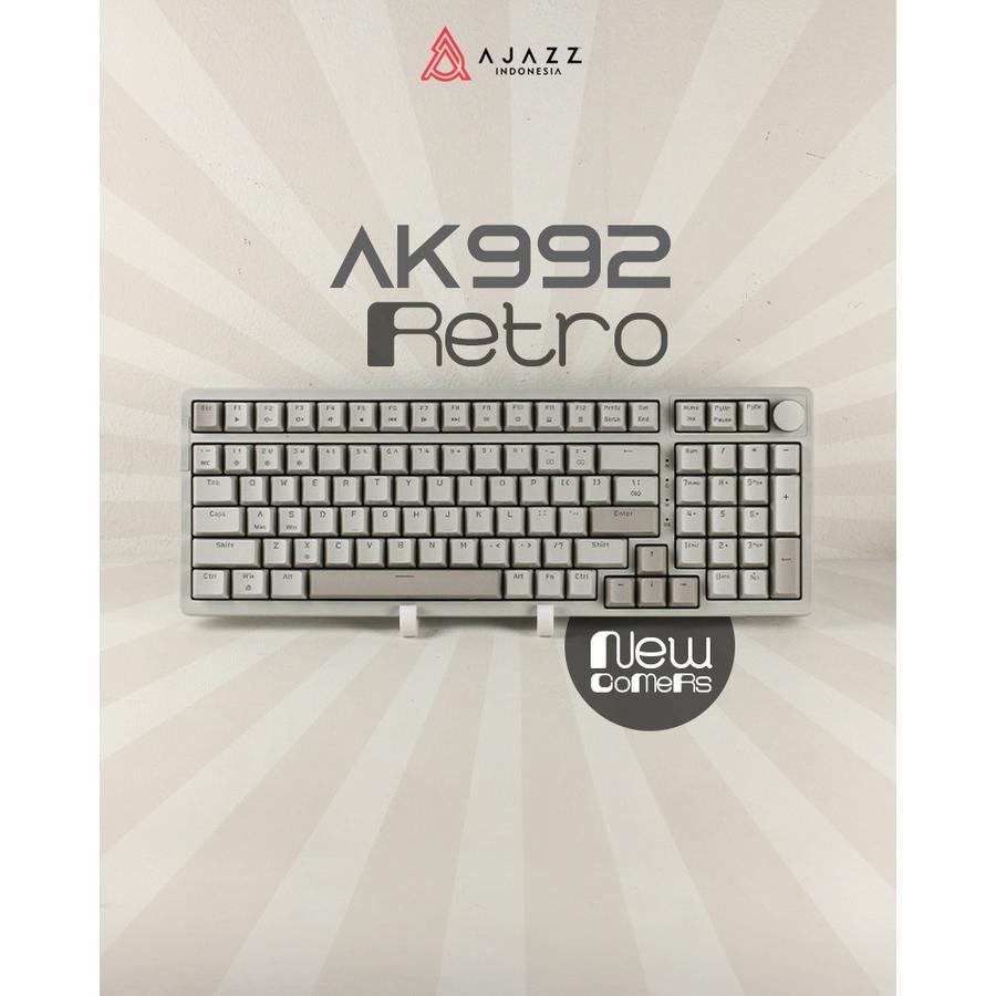 Jual Keyboard Gaming Ajazz AK992 AK-992 Retro | Layout 99 Keys | USB ...