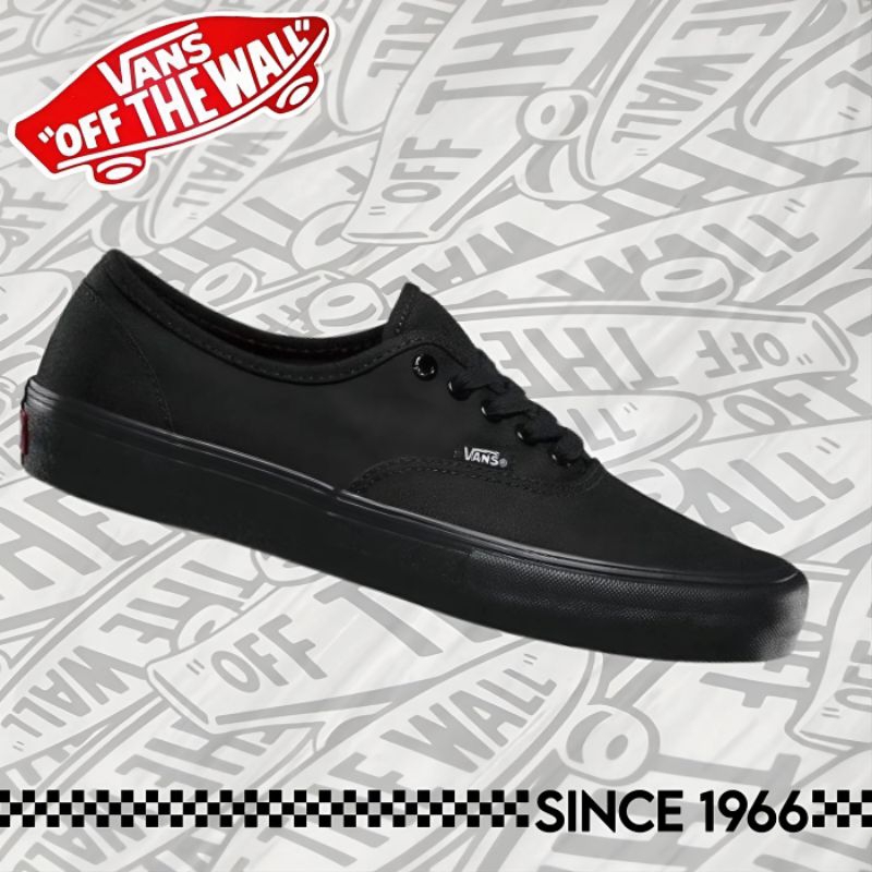 Jual VANS AUTHENTIC PRO BLACK BLACK ORIGINAL | Shopee Indonesia