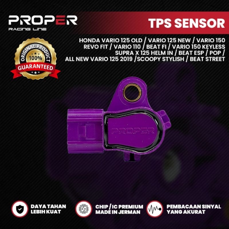 Jual SENSOR TPS VARIO 100/VARIO 125/VARIO 150/BEAT F1 /SUPRA X 125 ...