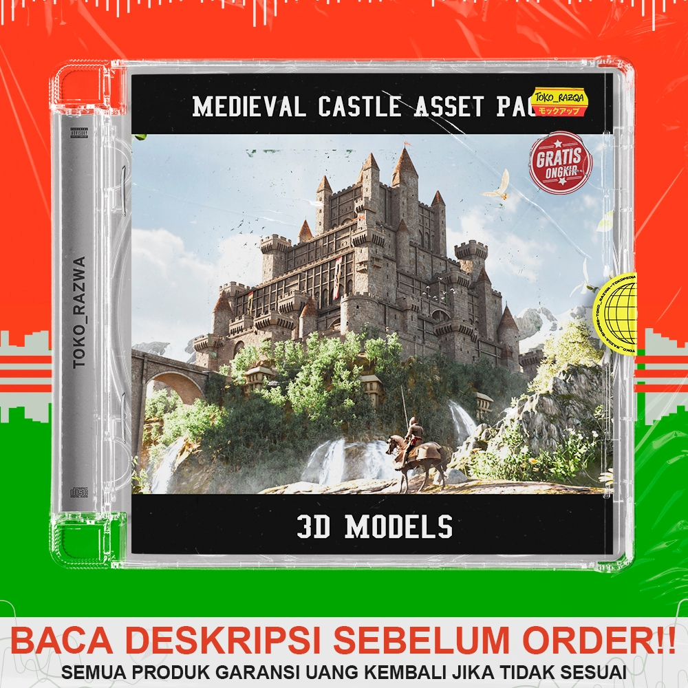 Jual 3D Models - Medieval Castle Asset Pack For Blender - 010425 ...