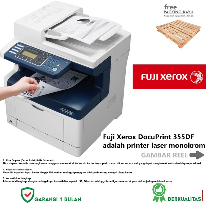 Jual Printer laserjet terbaik - Printer FUJI XEROX DocuPrint M355DF ...