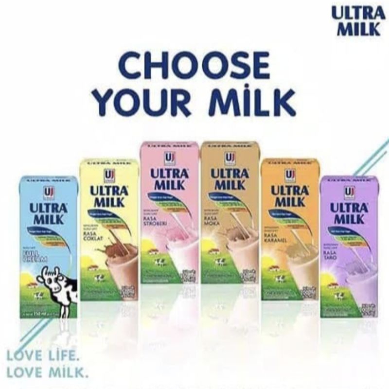 Jual Ultra Milk Susu UHT 250 ml | Shopee Indonesia