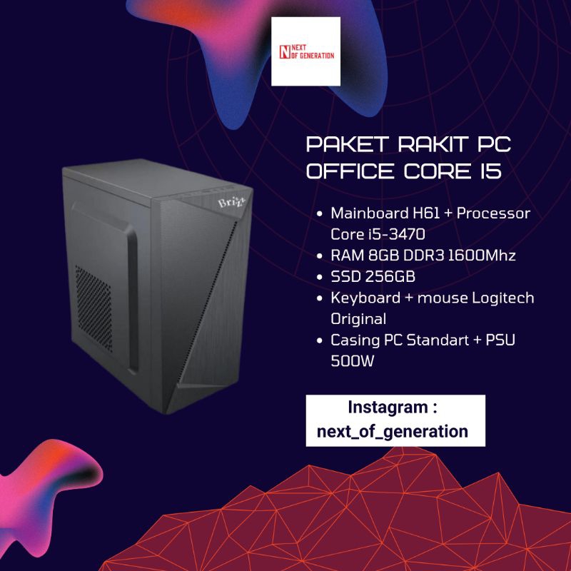 Jual RAKIT PC CORE I5 3470 SSD 256GB RAM 8GB | Shopee Indonesia