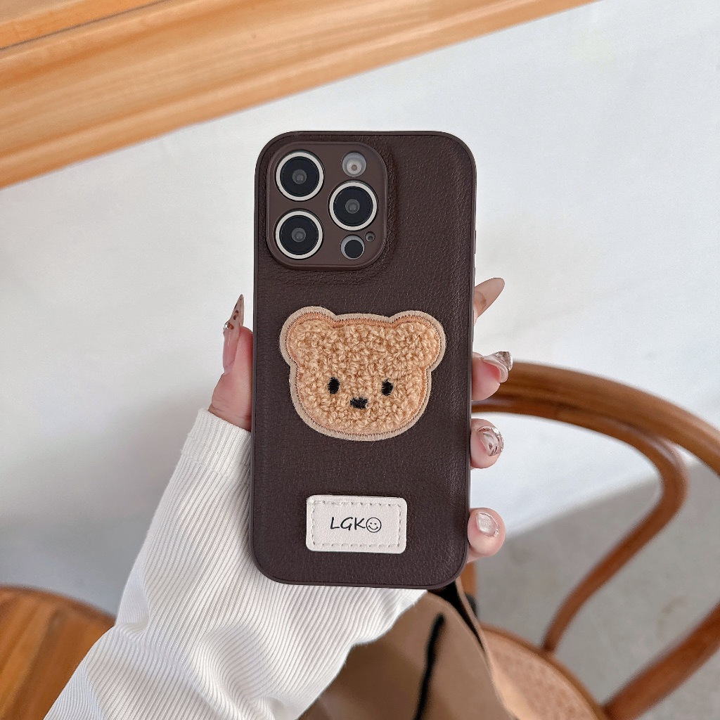 Jual case iphone 16 promax 15 promax 14 13 promax pro leather motif ...