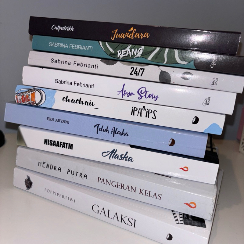 Jual PRELOVED ORIGINAL NOVEL WATTPAD ROMANCE INDO (Galaksi, Teluk ...