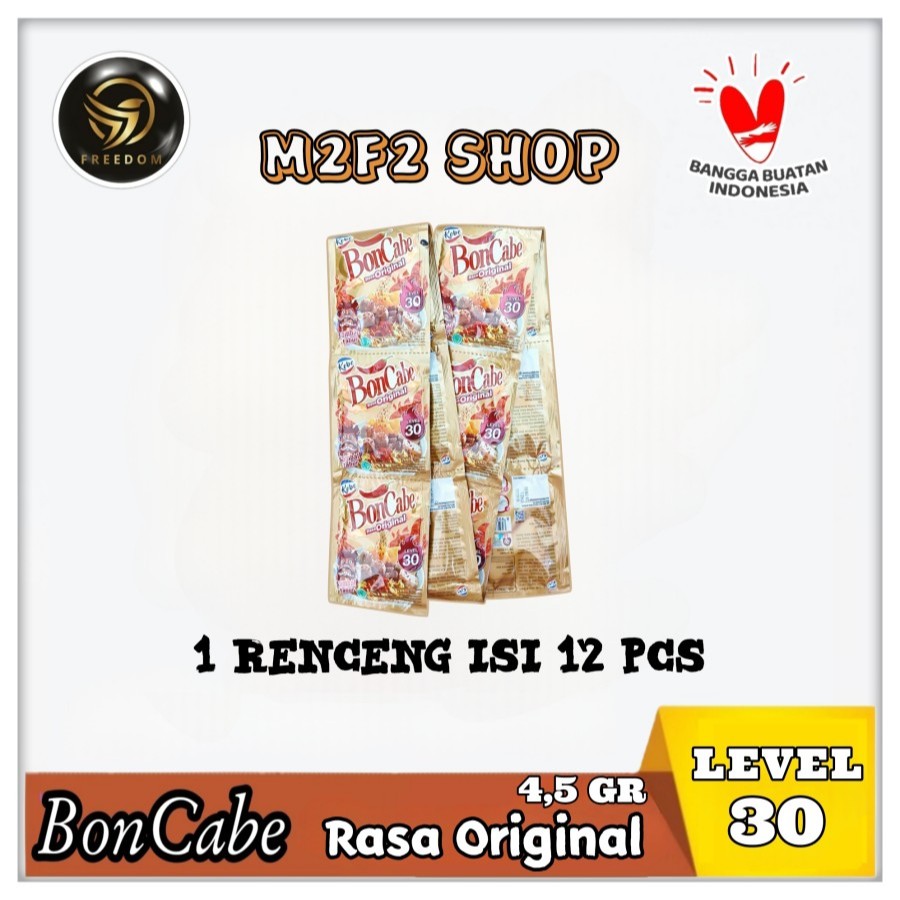 Jual BonCabe Level 30 Sambal Tabur Rasa Original Sachet - 4,5 gr ...