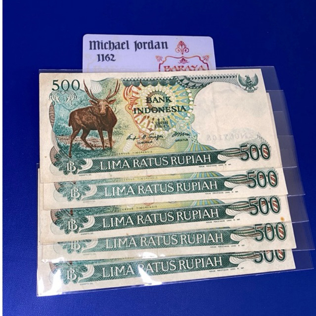 Jual 500 rupiah kijang / rusa tahun 1988 bagus asli | Shopee Indonesia