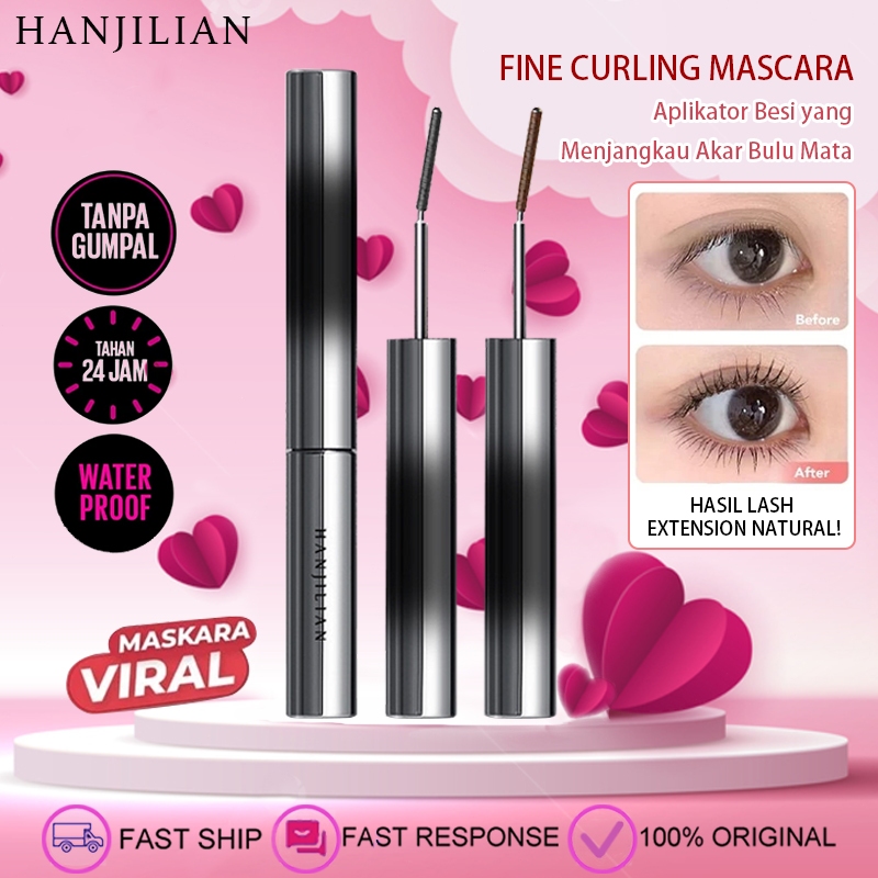 Jual [Judydoll Dupe Tahan 12 Jam] Hanjilian Fine Curling Iron Mascara 3 ...