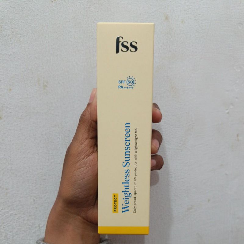 Jual [Mussa] FSS For Skin's Sake Weightless Sunscreen SPF 50 PA++++ 50ml | Shopee Indonesia