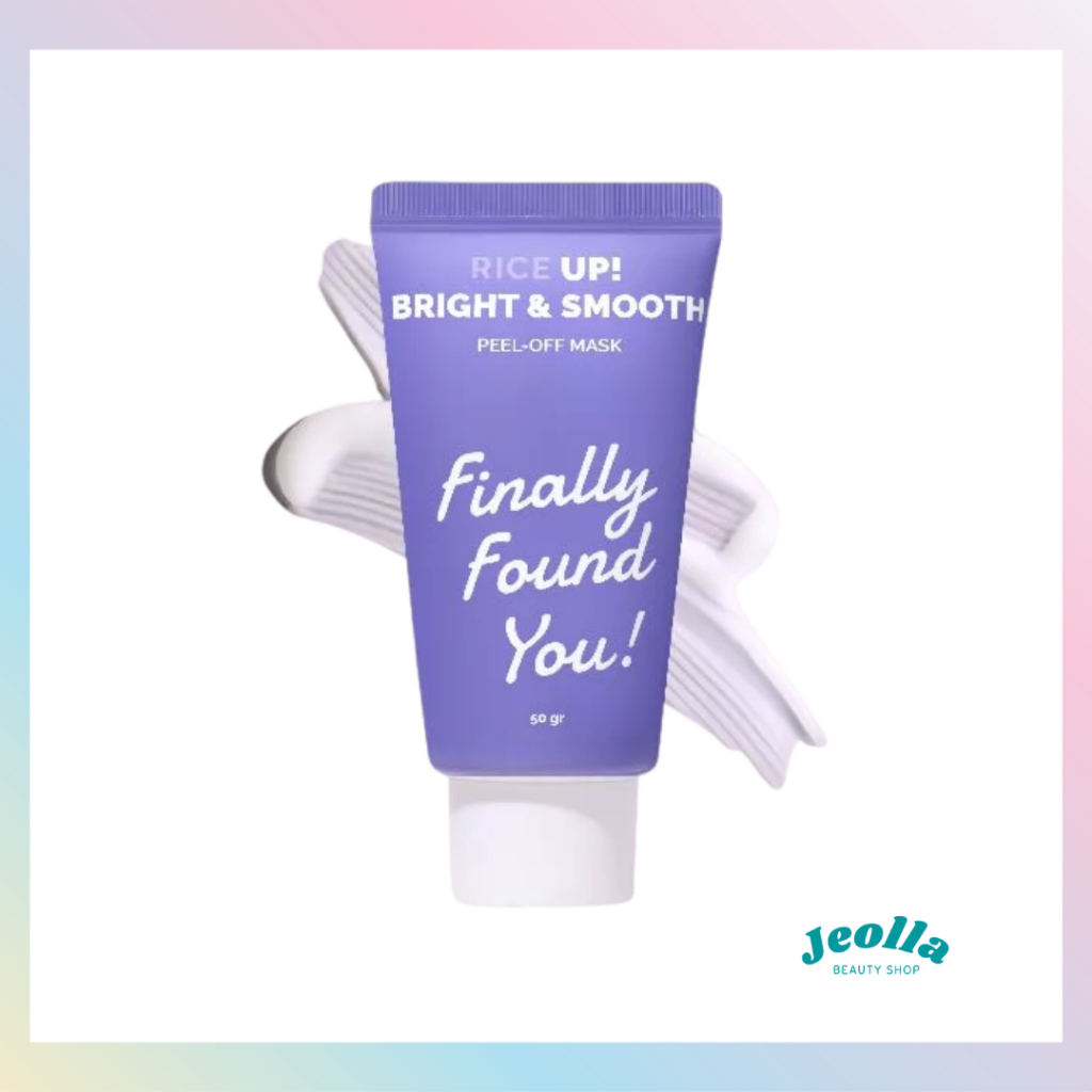 Jual FINALLY FOUND YOU! RICE UP! Bright & Smooth PEEL-OFF MASK 50gr ...