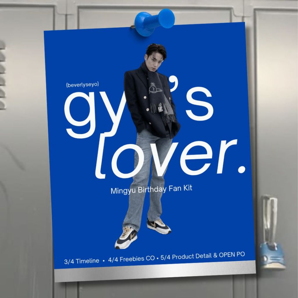 Jual FREEBIES Mingyu Birthday Fan Kit - Gyu's Lover | Shopee Indonesia