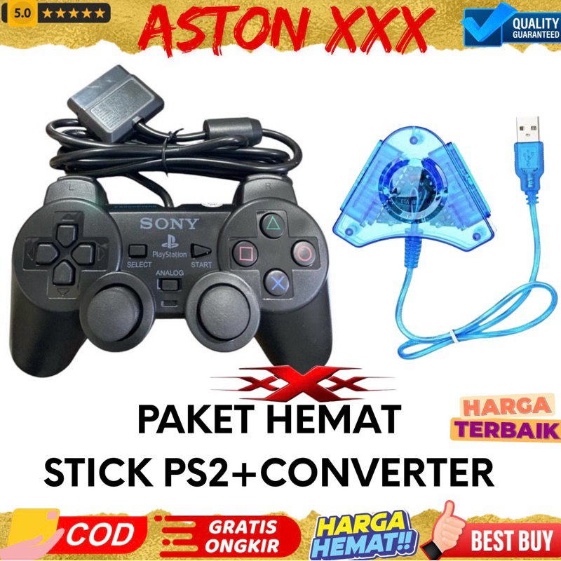 Jual Paket hemat buy stick ps2 tw dapat converter | Shopee Indonesia