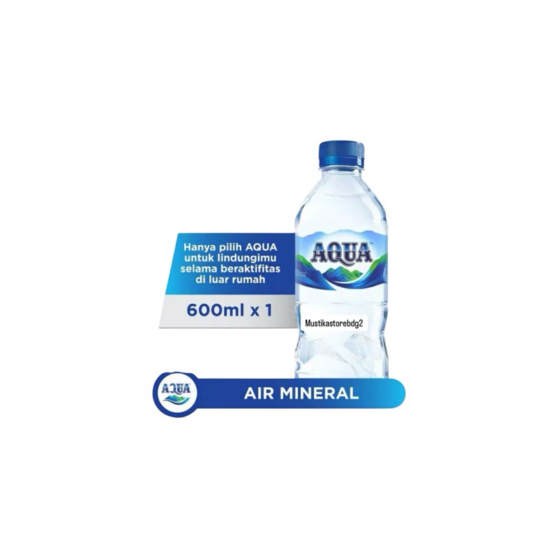 Jual Satuan Air Mineral Aqua 600 ML | Shopee Indonesia