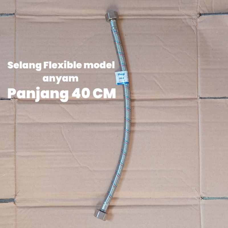 Jual Selang Flexible Model Anyam ukuran 1/2" Selang Flexible panjang ...