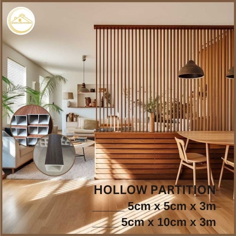 Jual Partisi hollow pvc / Kisi Kisi Partisi Penyekat ruangan / Hollow ...