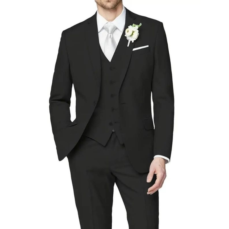 Jual Jas Pria Slim Fit Cowok Modern | Formal, Wisuda, Kantor, Kondangan ...