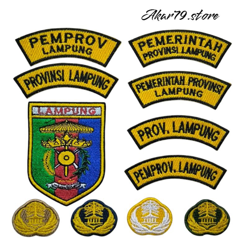 Jual BORDIR ATRIBUT ASN PNS KORPRI LOGO LOKASI KEMENDAGRI PEMERINTAH ...