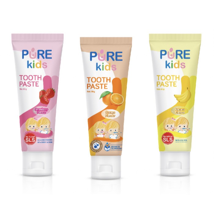 Jual Pure Kids Toothpaste Strawberry 50gr - Pasta Gigi Anak | Shopee ...