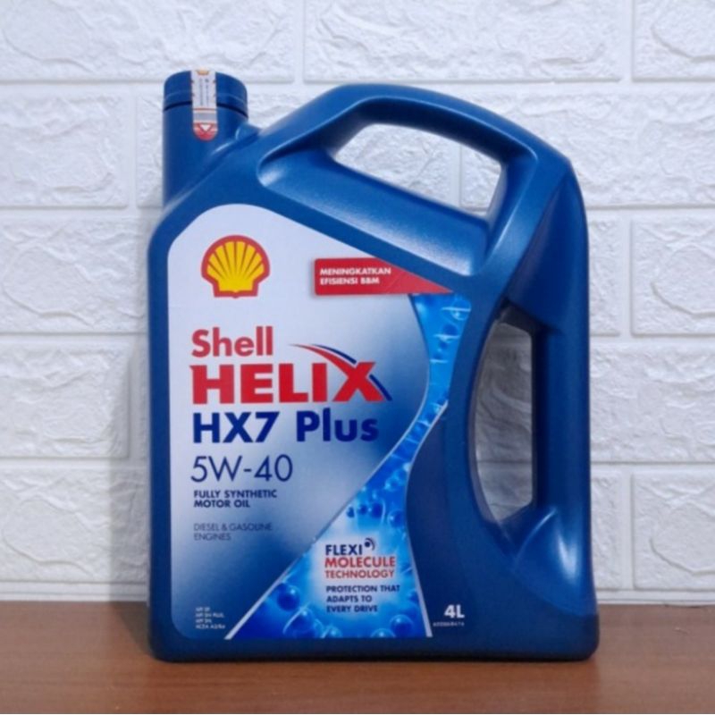 Jual SHELL HELIX HX7 API SN PLUS 5W-40 FULLY SYNTHETIC 4L | Shopee ...