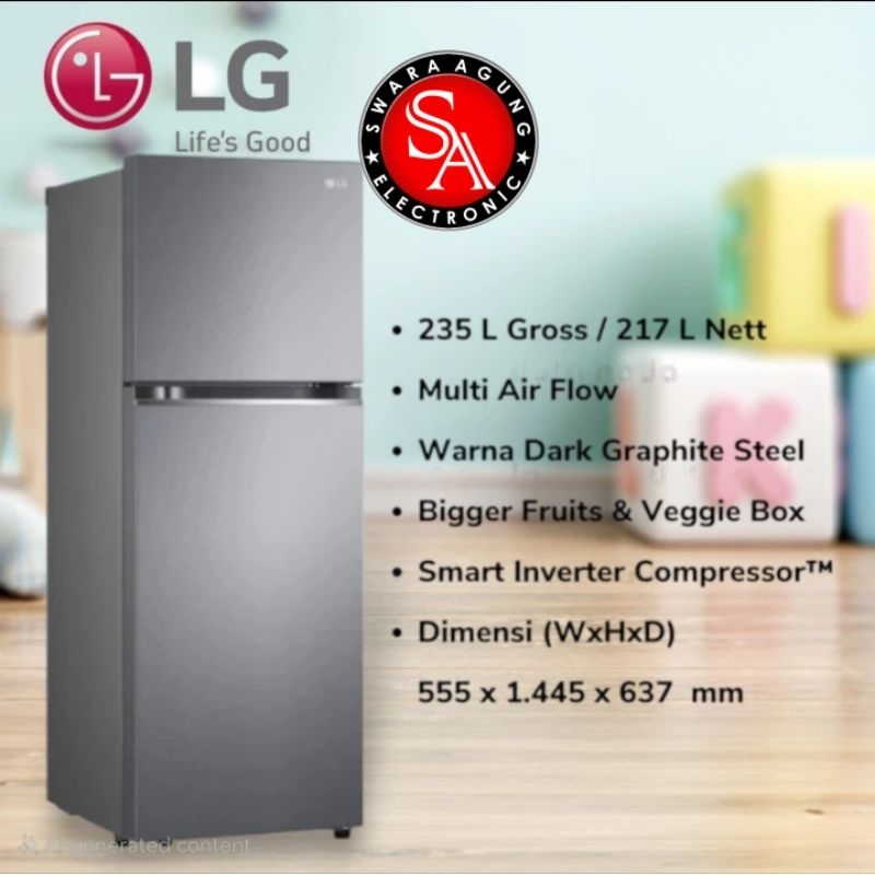 Jual Kulkas LG 2 Pintu Harga Terbaru Mei 2026 | Shopee Indonesia
