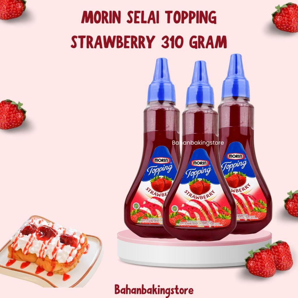 Jual MORIN SELAI TOPPING STRAWBERRY 310 GRAM COCOK UNTUK TOPING ICE ...