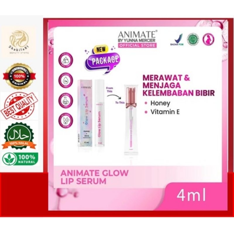 Jual ANIMATE LIP SERUM 4 ML | Shopee Indonesia