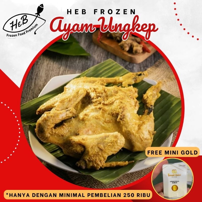 Jual Ayam Ungkep Asap Fresh Frozen Resep HEB @1Ekor (800Gram) | Shopee ...