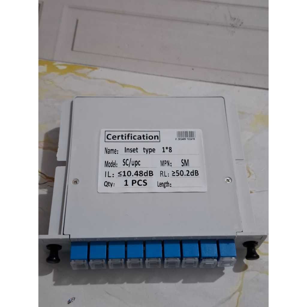 Jual PASSIVE SPLITTER PLC BOX 1:8 SC | UPC PLC 1:8 SC UPC BOX FIBER ...