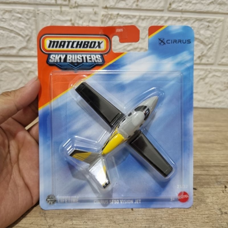 Jual Matchbox Sky Busters And Top Cirrus SF50 Vision Original | Shopee ...