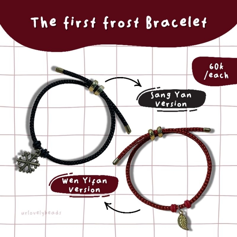 Jual THE FIRST FROST BRACELET / SANG YAN / WEN YIFAN | Shopee Indonesia