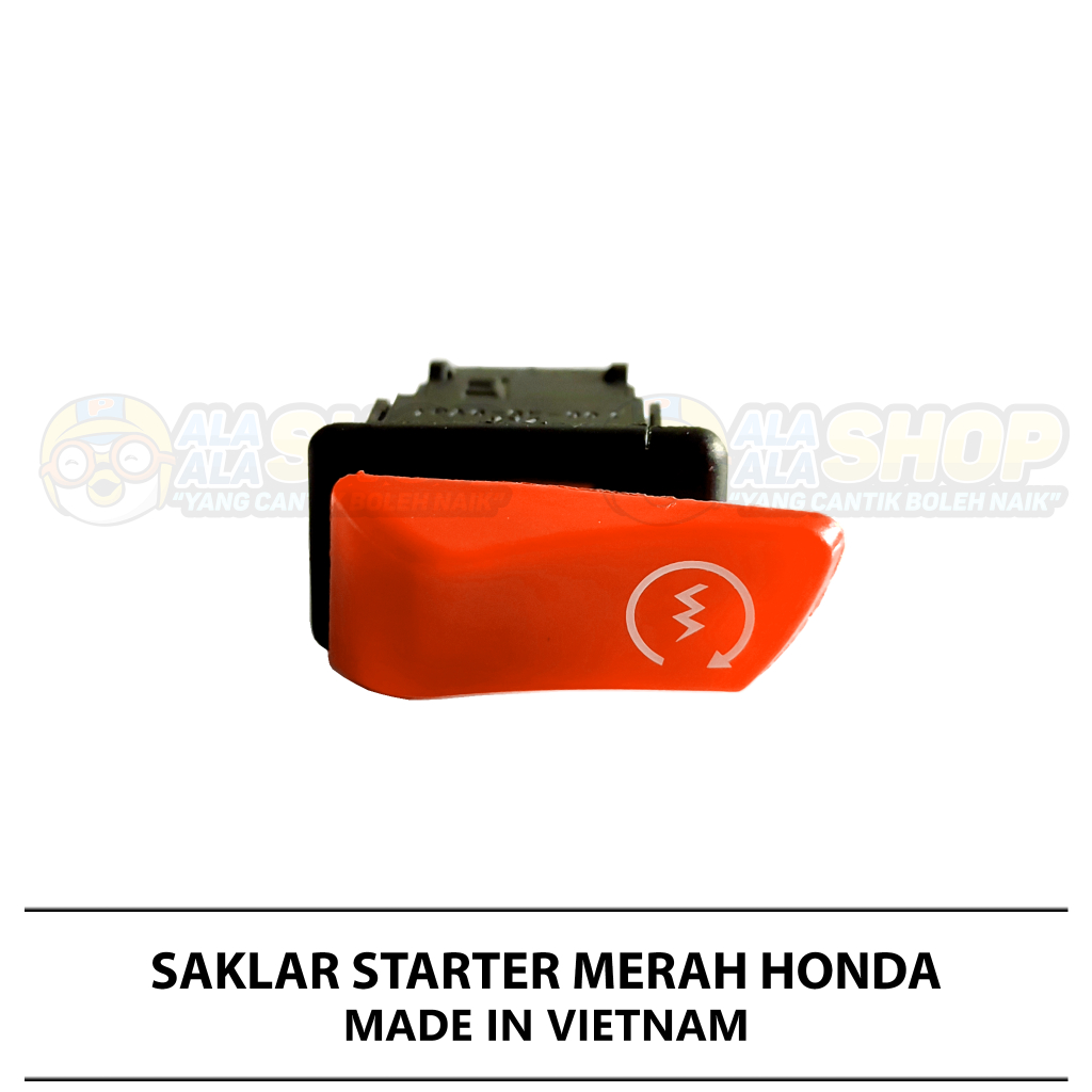 Jual Switch Saklar Starter Merah Honda Made in Vietnam Beat Vario 125 ...