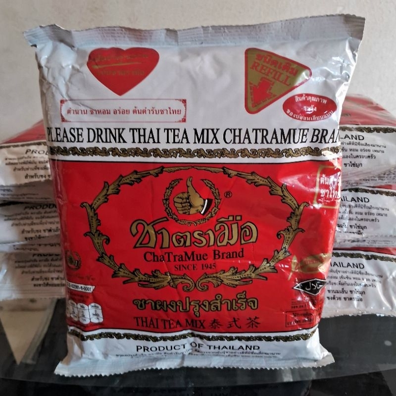 Jual Thai tea teh merah chatramue thailand 400g | Shopee Indonesia