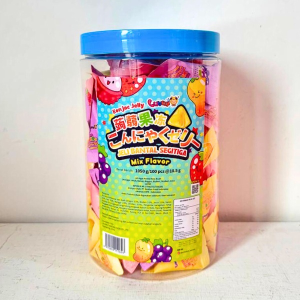 Jual Lianggui Jelly Bantal Segitiga Aneka Rasa Buah Isi 100 Pcs ...